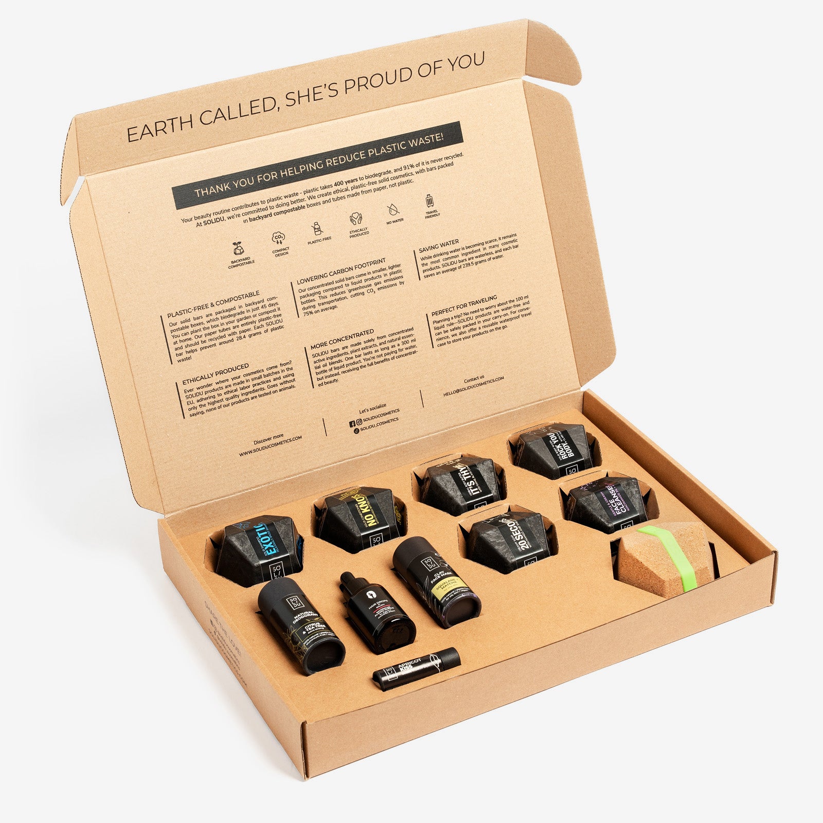 COMPLETE SUSTAINABLE LIVING KIT. – SOLIDU Cosmetics